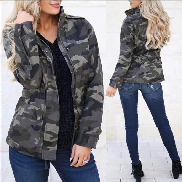 Love Tree | Jackets & Coats | Bestseller Love Tree Brand Camo Jacket ...